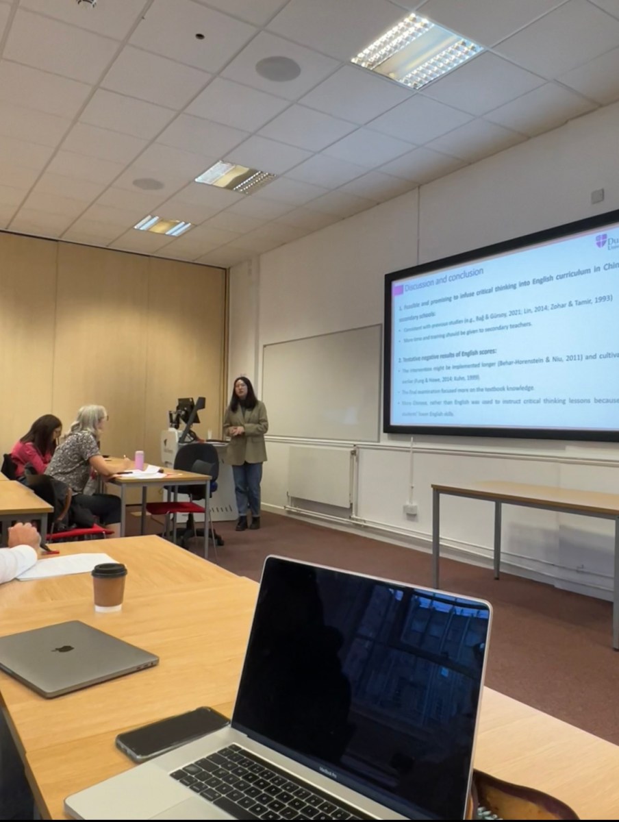 Keji Fan’s paper at the BERA conference, September 2023 – John's Chronicle